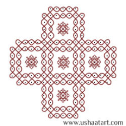 Kambi Kolam No. 172 – Usha at Art