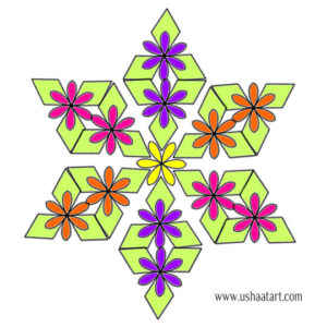 Flower Kolam No. 7 – Usha at Art